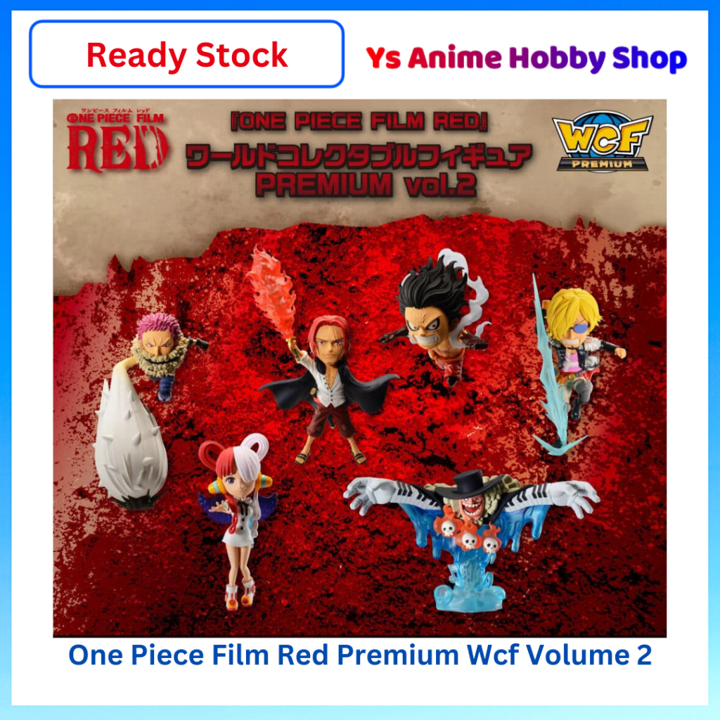 Banpresto Premium Bandai One Piece Film Red Premium Wcf Sanji Luffy Shanks Katakuri Uta Totto ...