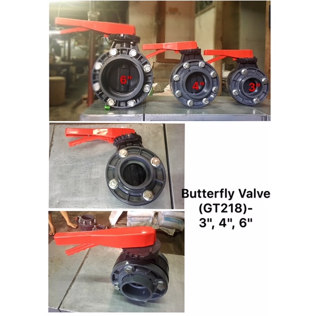 Butterfly Valve Full Set (1 pc Butterfly Valve + 2 pcs Van Stone ...