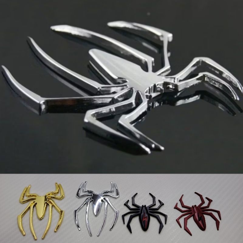 1pcs Car animal body sticker Spider-Man car logo Spider car tail ...