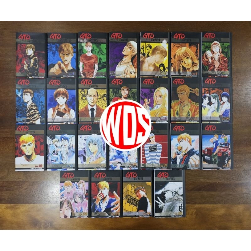 GTO : Great Teacher Onizuka volume 1-25 (END)(Black Edition)(English ...