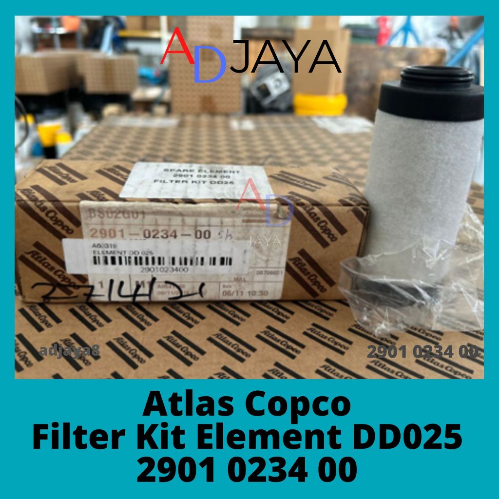 Atlas Copco Pre-filter Filter Kit Element DD025 2901023400 | Shopee ...