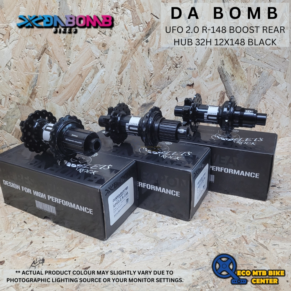 DA BOMB UFO 2.0 R-148 BOOST REAR HUB 32H 12X148 BLACK 103 ENGAGEMENT | Shopee Philippines