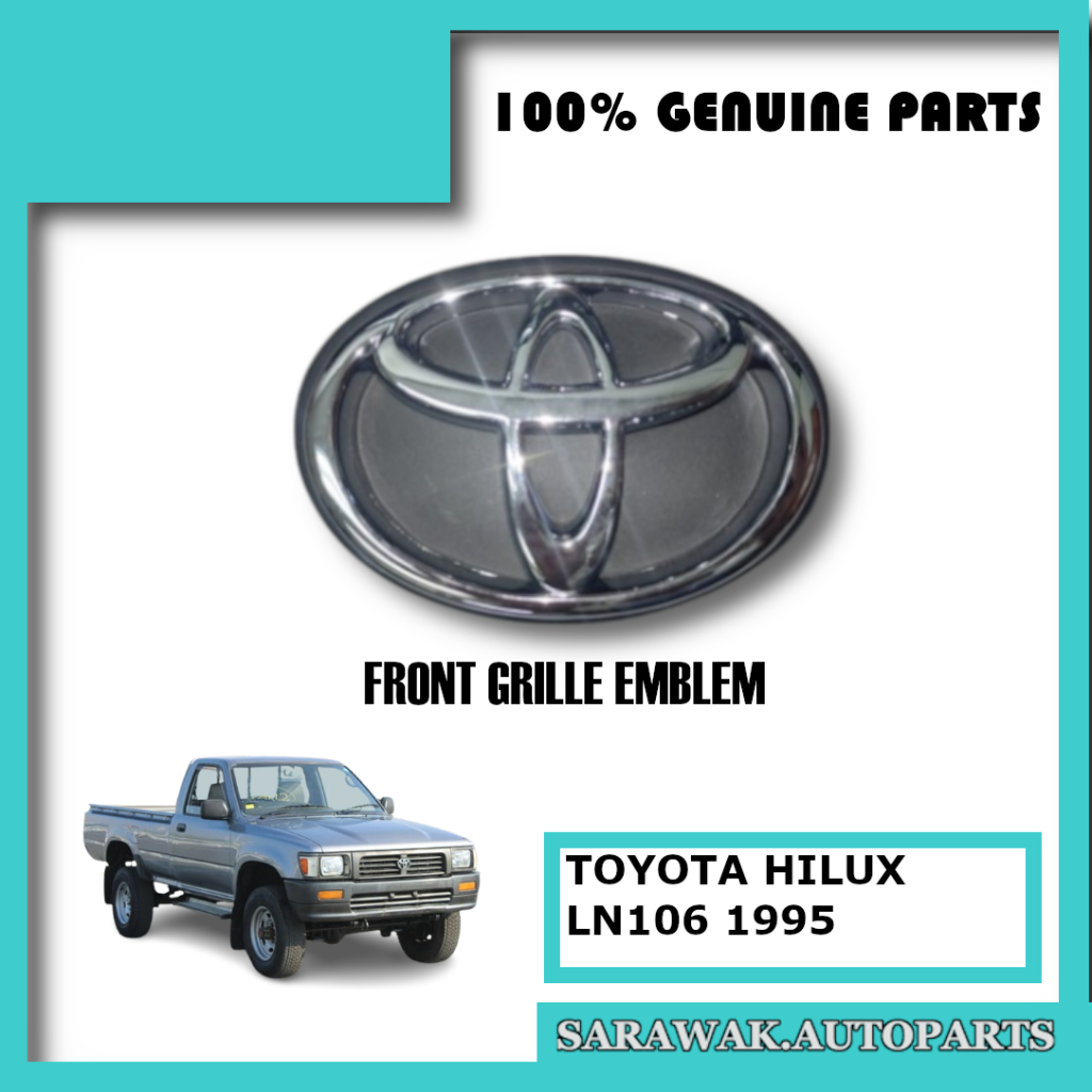Toyota Hilux LN106 1995 Front Grille Emblem Logo | Shopee Philippines