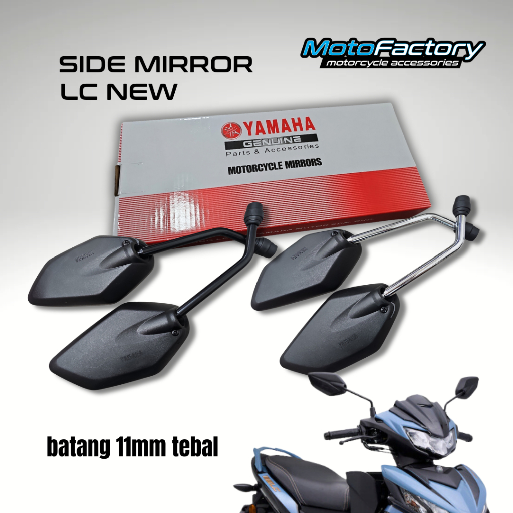 YAMAHA SIDE MIRROR REAR VIEW SISI CERMIN LC135 Y15 Y16 SRL115 SOLARIZ ...