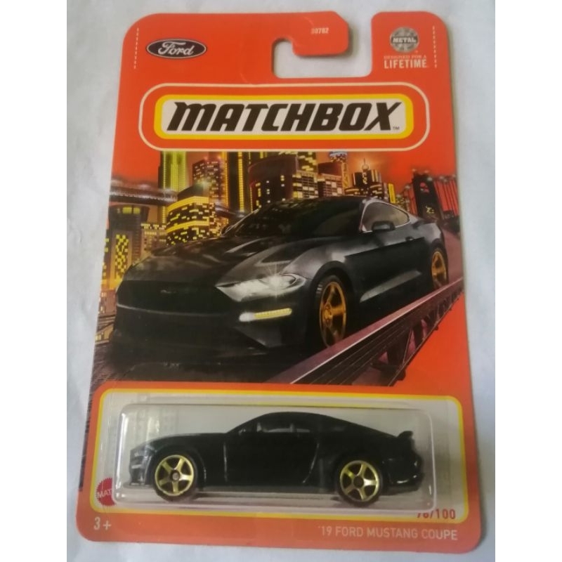 Matchbox 19 Ford Mustang Coupe Black 2024 Edition | Shopee Philippines