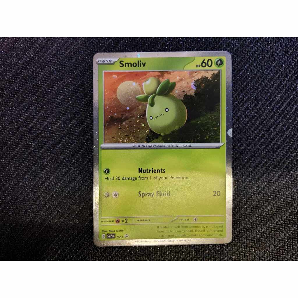Pokemon TCG - Smoliv [SVP023] | Shopee Philippines