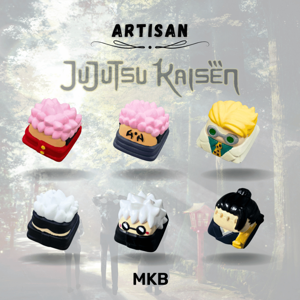 Artisan Hiko Studio JuJutsu Kaisen Keycap for Mechanical Gaming ...
