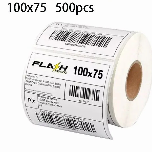 A6 Thermal Sticker Thermal Paper Shopee Waybill Shipping Label ...