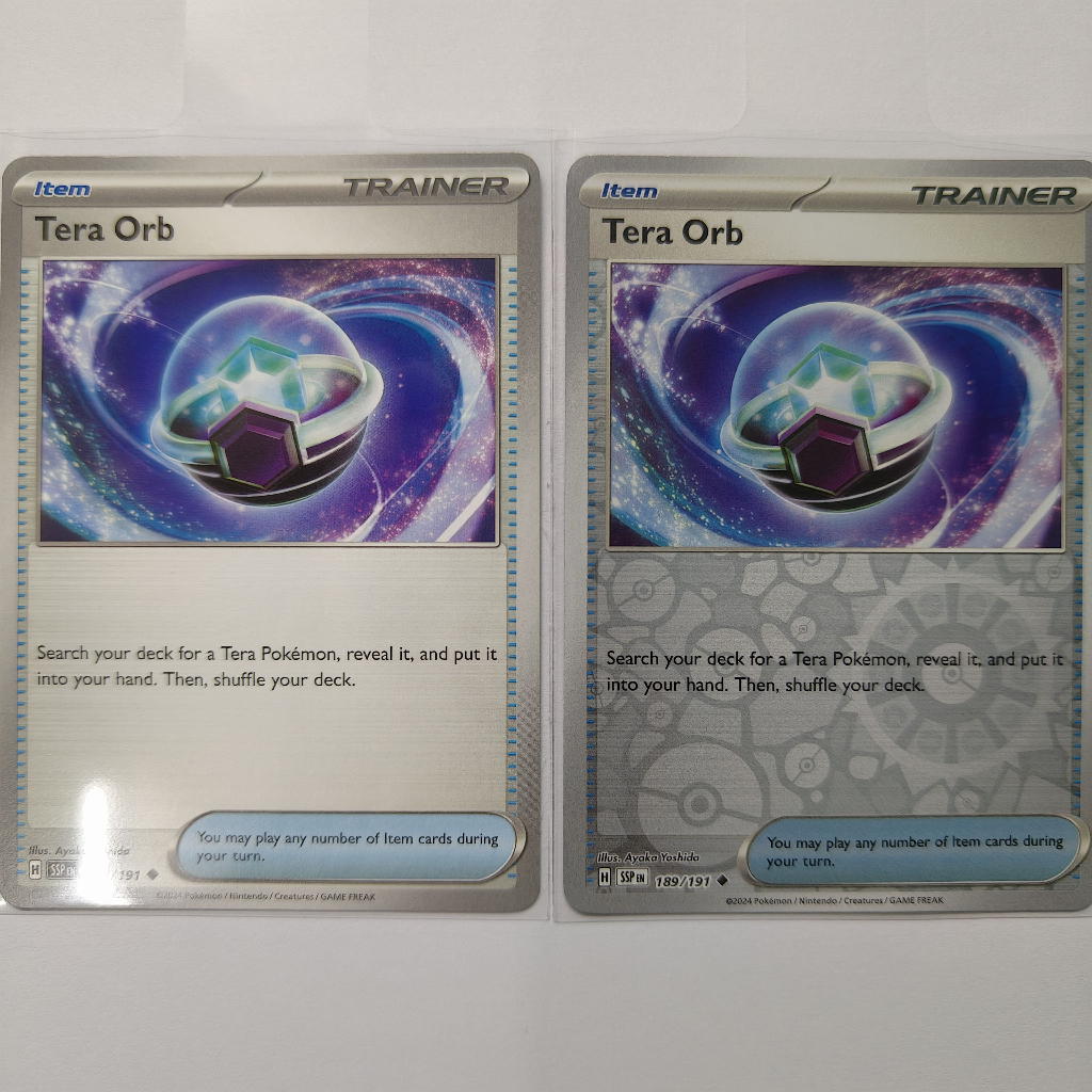 Pokemon Scarlet & Violet! Surging Sparks Singles / Tera Orb - 189/191 (Common & Reserve Holo ...
