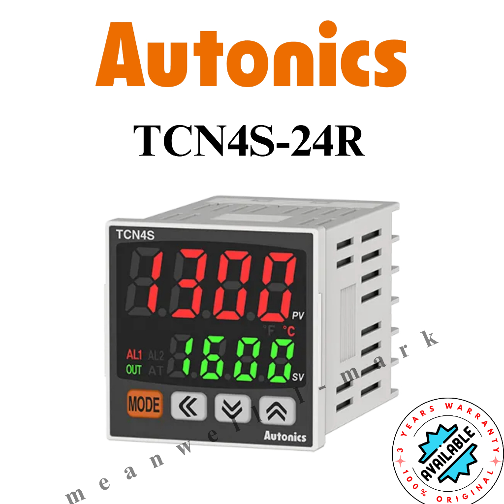 Autonics TCN4S-24R Temperature Controller Economical Dual Display type PID Control 1YEAR ...