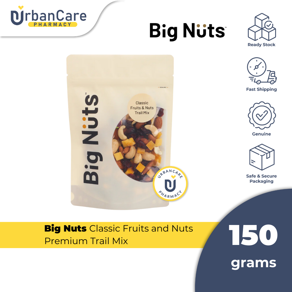 Big Nuts Classic Fruits and Nuts Premium Trail Mix 150g | Shopee ...