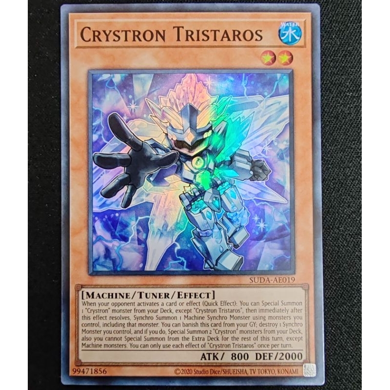 YUGIOH SUDA-AE019 Crystron Tristaros [SER/SR] | Shopee Philippines