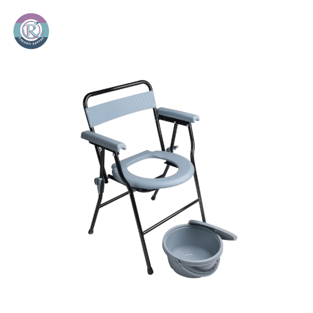 Felco Foldable Economy Commode Chair With Bucket | Shopee Philippines