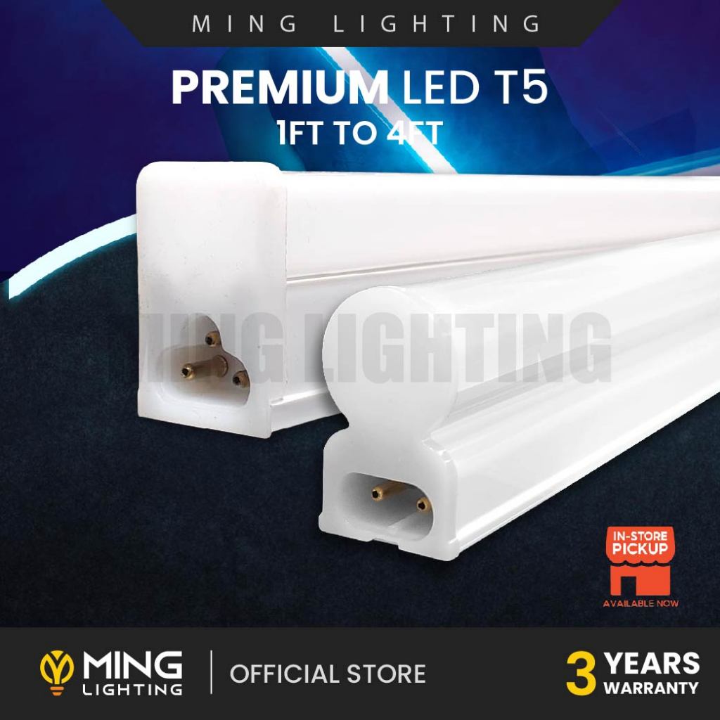 LED T5 Tube Light Premium Wall Ceiling Strip Lighting Decoration Lampu ...