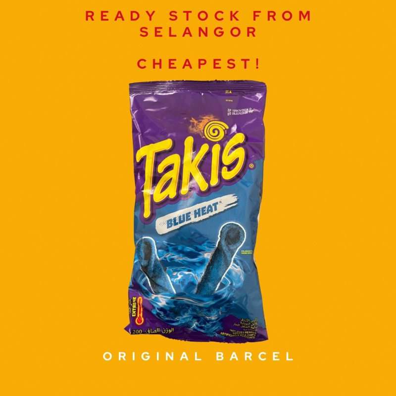 Takis Blue Heat 113g FROM SELANGOR! Barcel. | Shopee Philippines