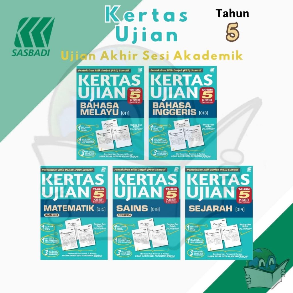 Test Paper 2024 KSSR UASA Year 5 - B.Malay/B.English/Mathematics ...