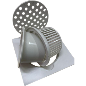 POWER PVC FLOOR GRATING WITH FILTER *ANTI COCKROACH* 145MM X 145MM X ...