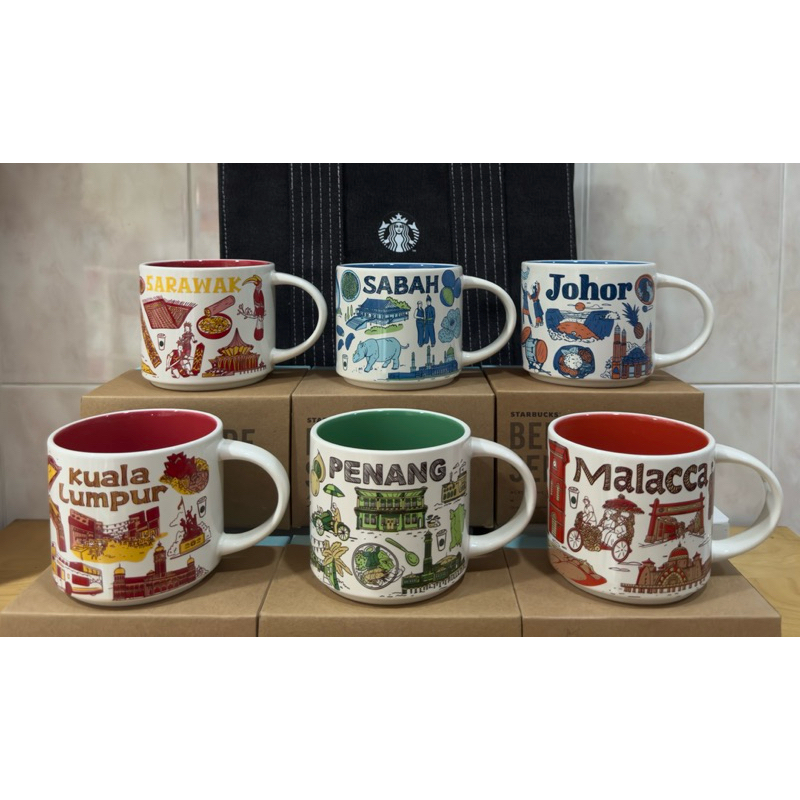 Starbucks BTS Series City Collection Mug Sarawak/Melacca/Release/Mor ...