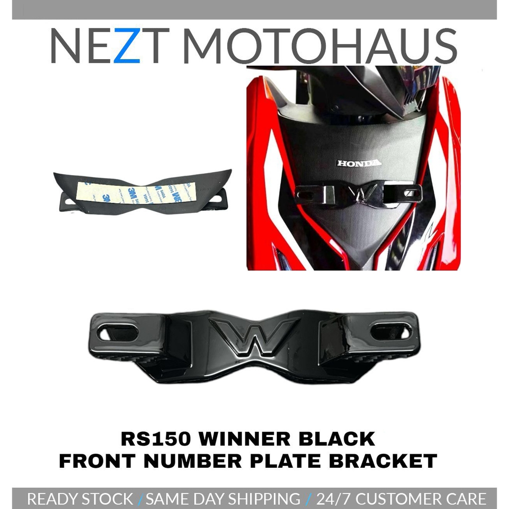RS150 / RSX FRONT NUMBER PLATE BRACKET TAPAK DADA DEPAN | Shopee ...