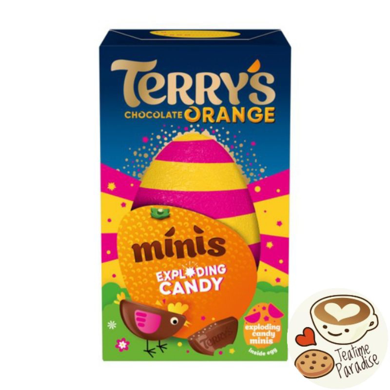 Terry's Milk Chocolate Orange Minis Exploding Candy Easter Egg 91g ...