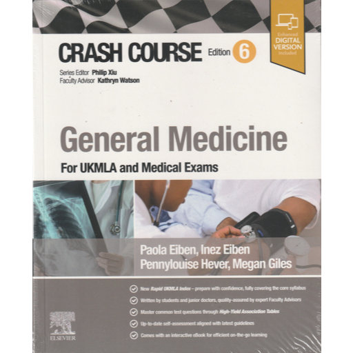 Crash Course General Medicine For UKMLA and Medical Exams 6th Edition ...