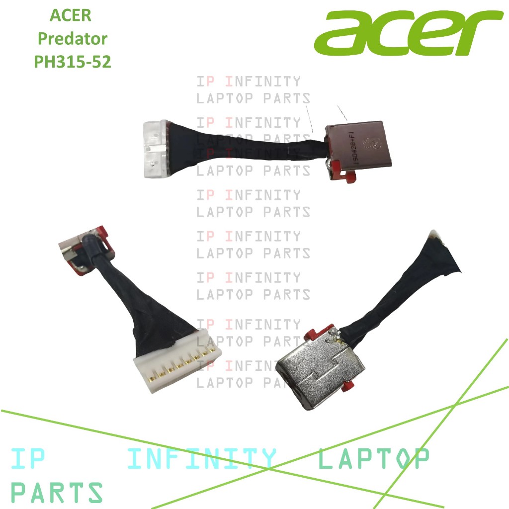 Acer Predator Helios 300 PH315-52 Gaming Laptop DC Jack Charging Port ...