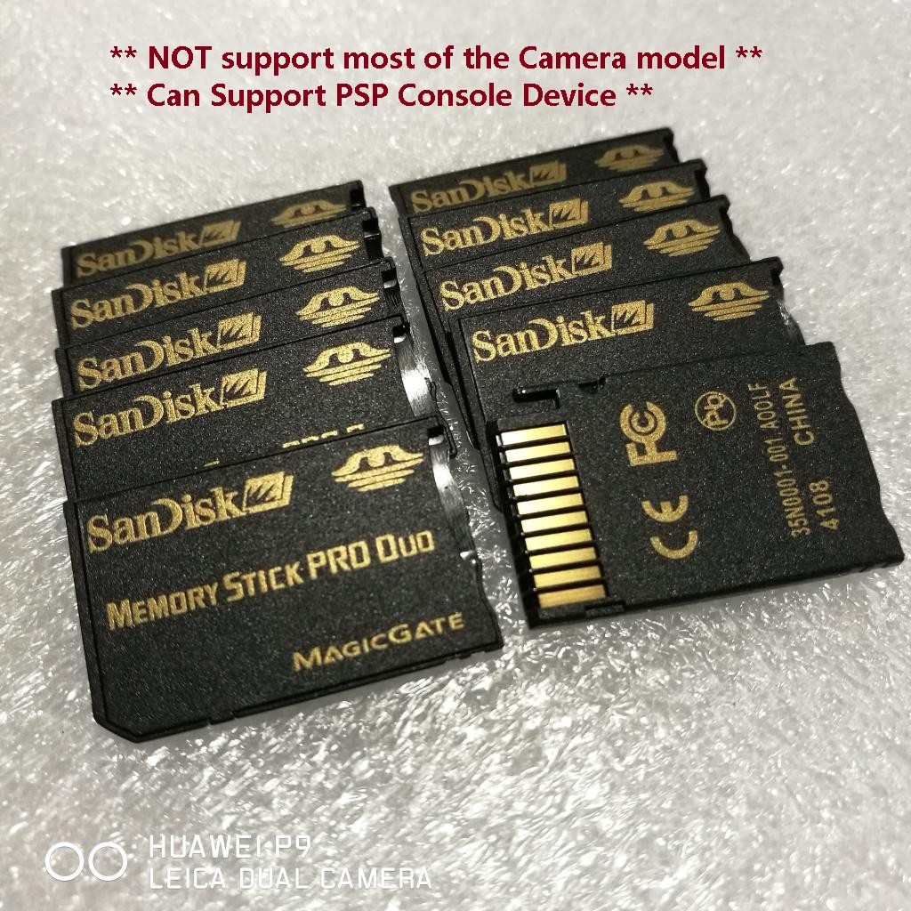 SanDisk Sony PSP Micro SD to Memory Stick MS Pro Duo Adapter MagicGate ...