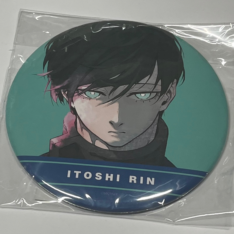 Blue Lock Rin Itoshi official 15cm BIG badge stand merch merchandise ...