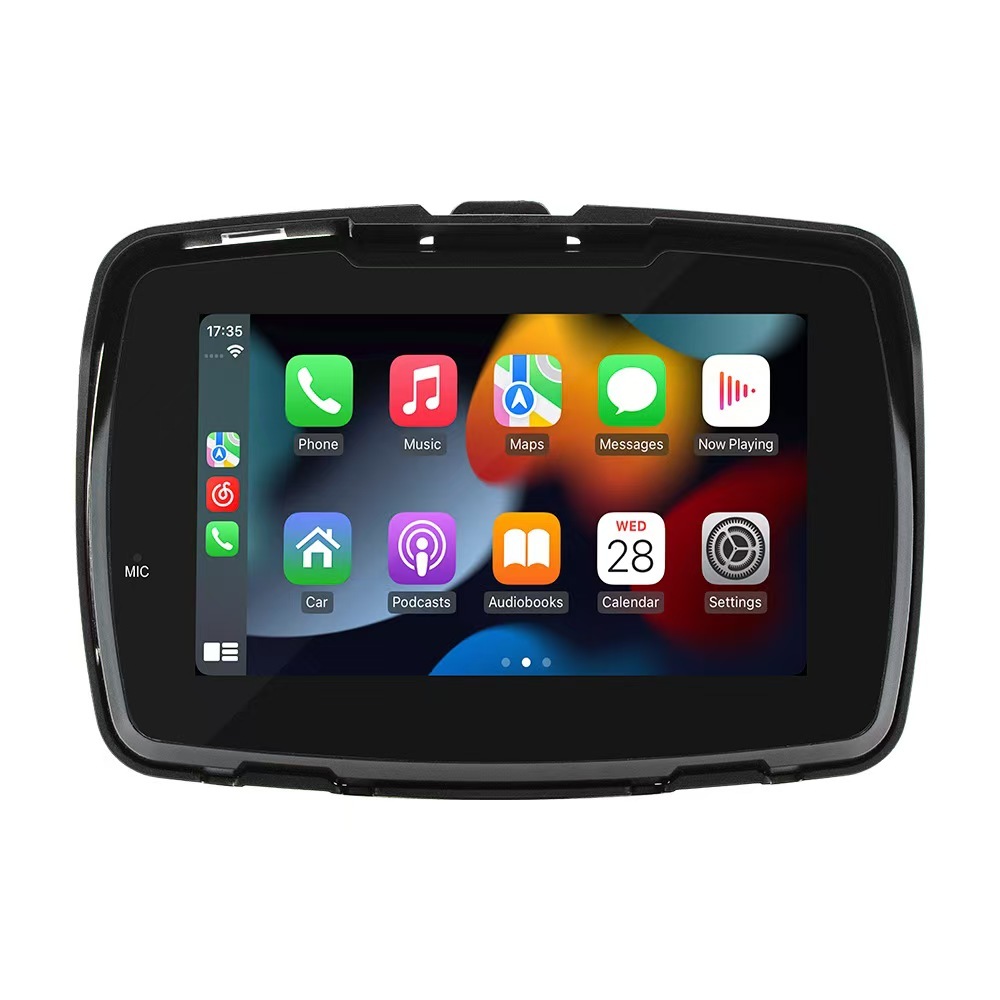 5inch Motorbike GPS Wireless CarPlay Screen Android Auto Interface ...