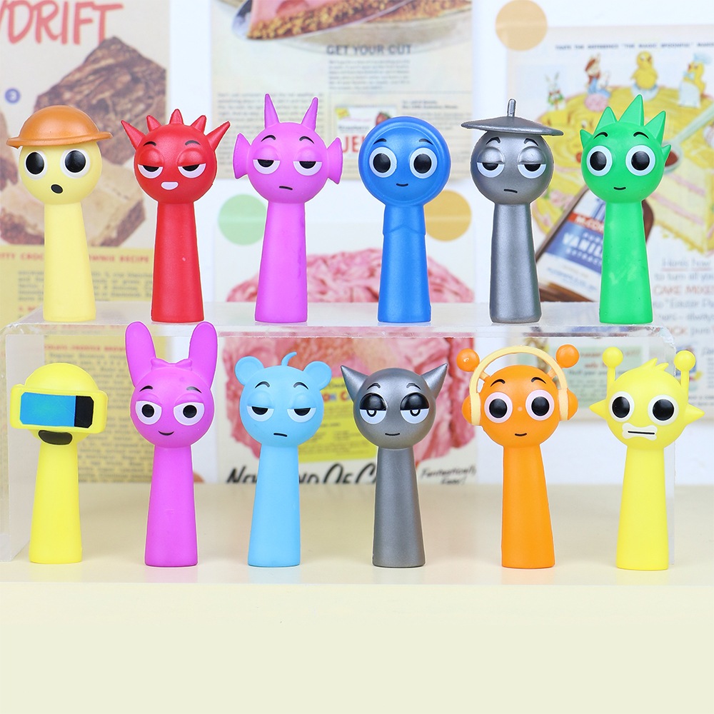 NEW Sprunki Rhythm Box Game Peripheral Full Set Toys Doll Birthday for ...