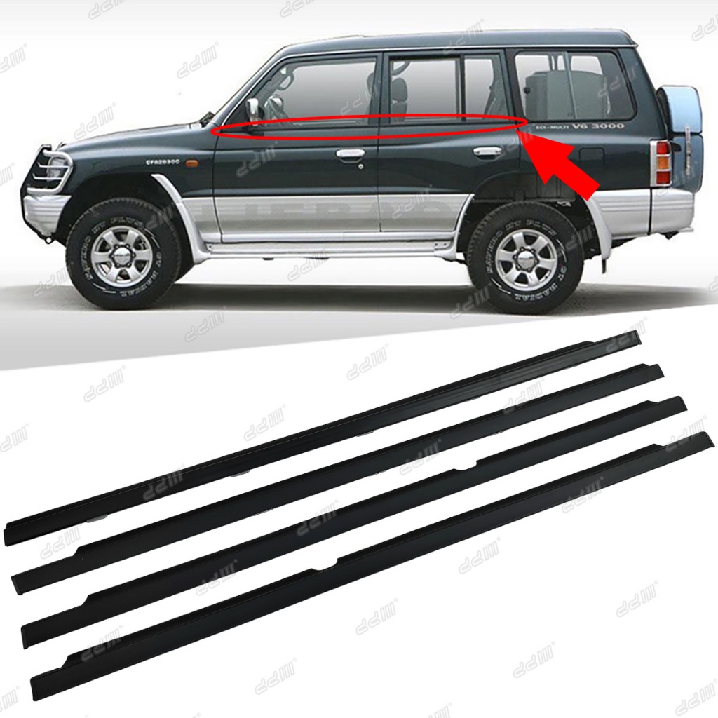 Mitsubishi Pajero V-Body V24 V31 V34 V44 V46 Door Window Trim Moulding ...