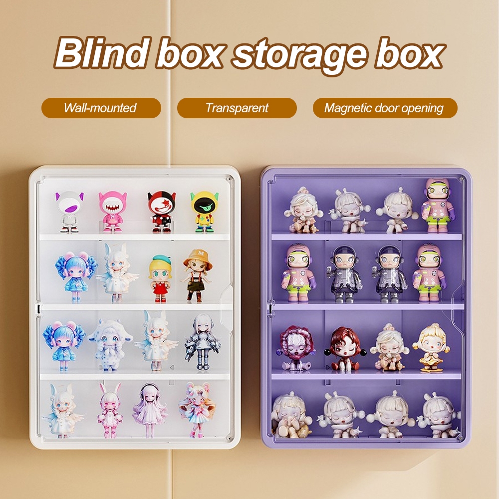 Blind box storage box display rack Wall mounted hand-held storage rack ...