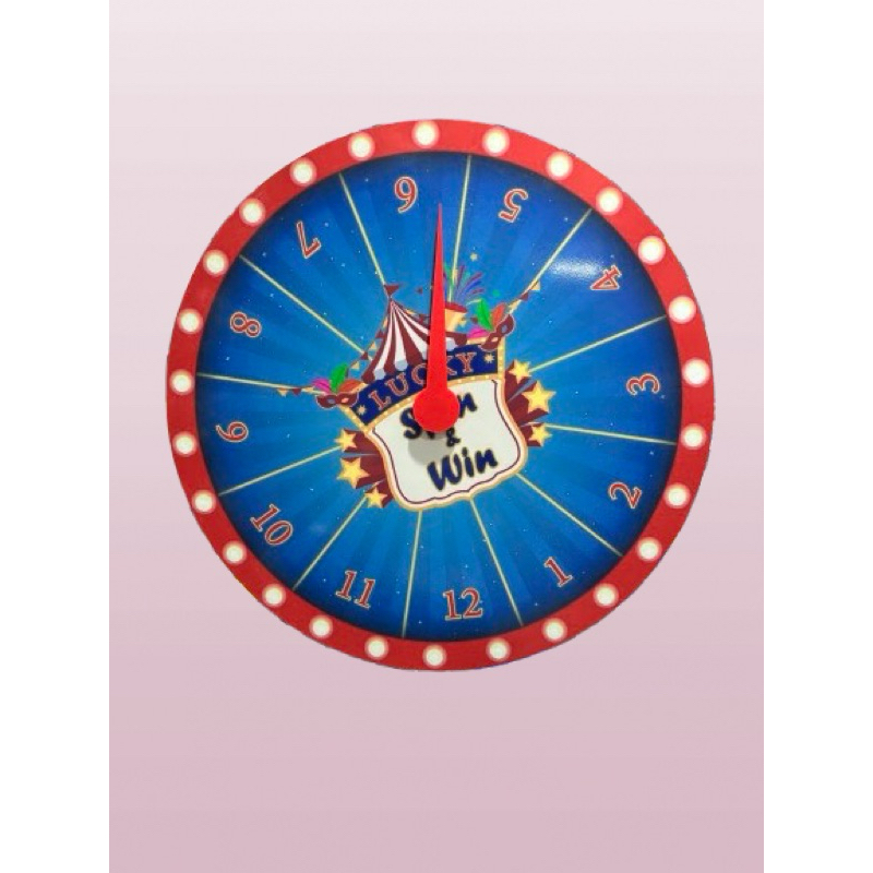 Lucky draw Spin & Win Party Games Wheel Of Fortune Prize Wheels 60cm ...