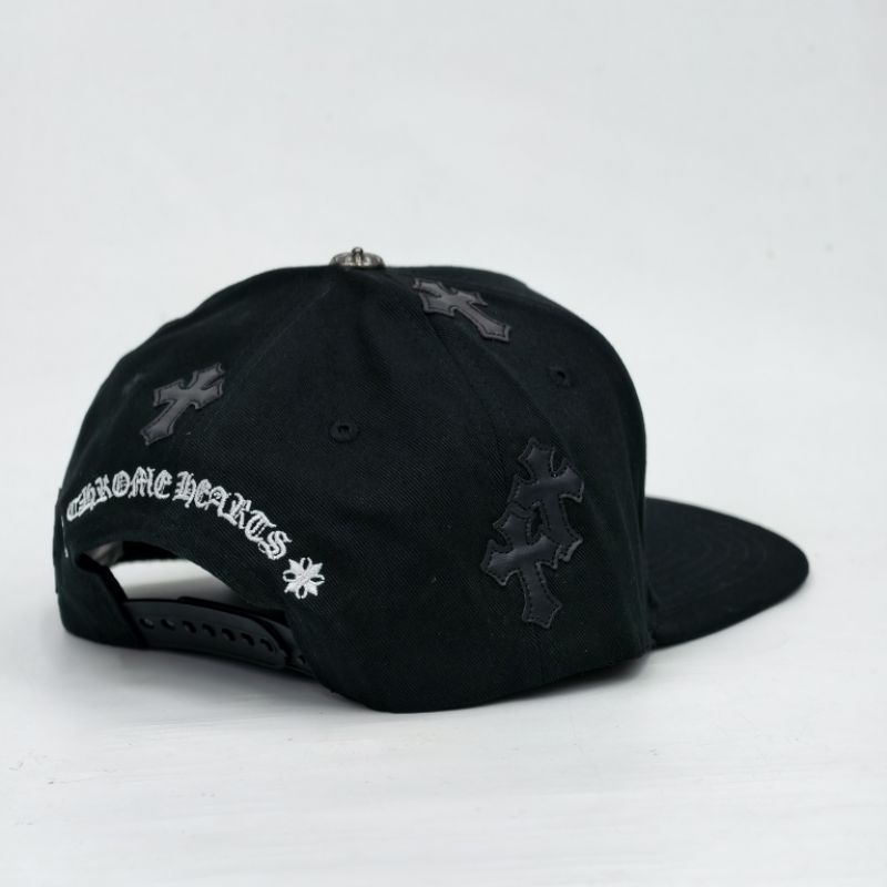 Chrome CH embroidery Trucker Cap Snapback black cross | Shopee Philippines