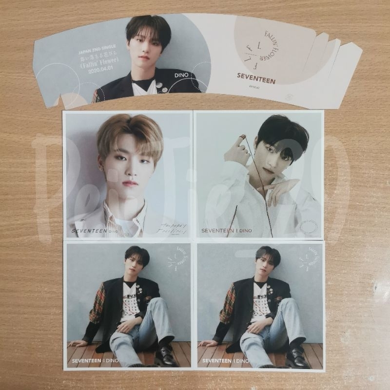 SEVENTEEN Japan Handshake Entry Card, HMV Cupsleeve Dino | Shopee ...