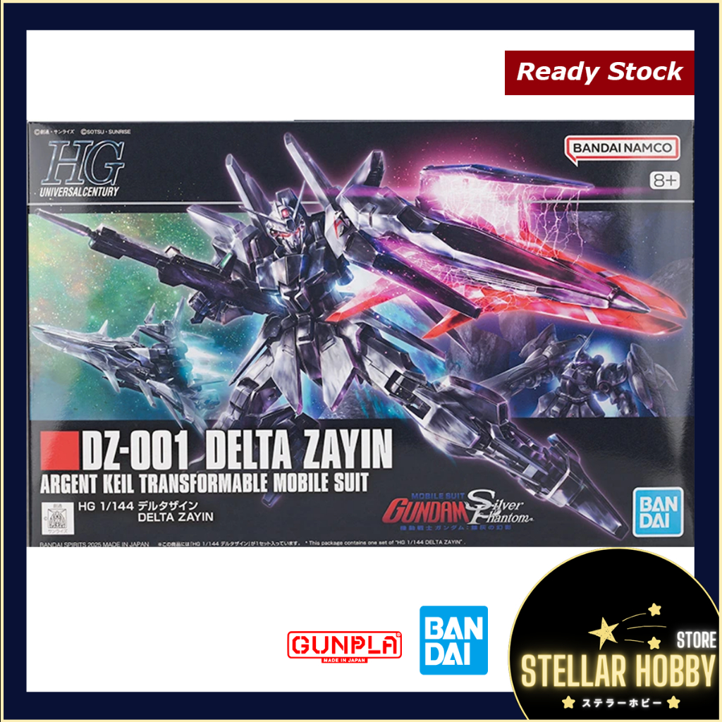 BANDAI HG 1/144 Delta Zayin (Mobile Suit Gundam: Silver Phantom) | Shopee Philippines