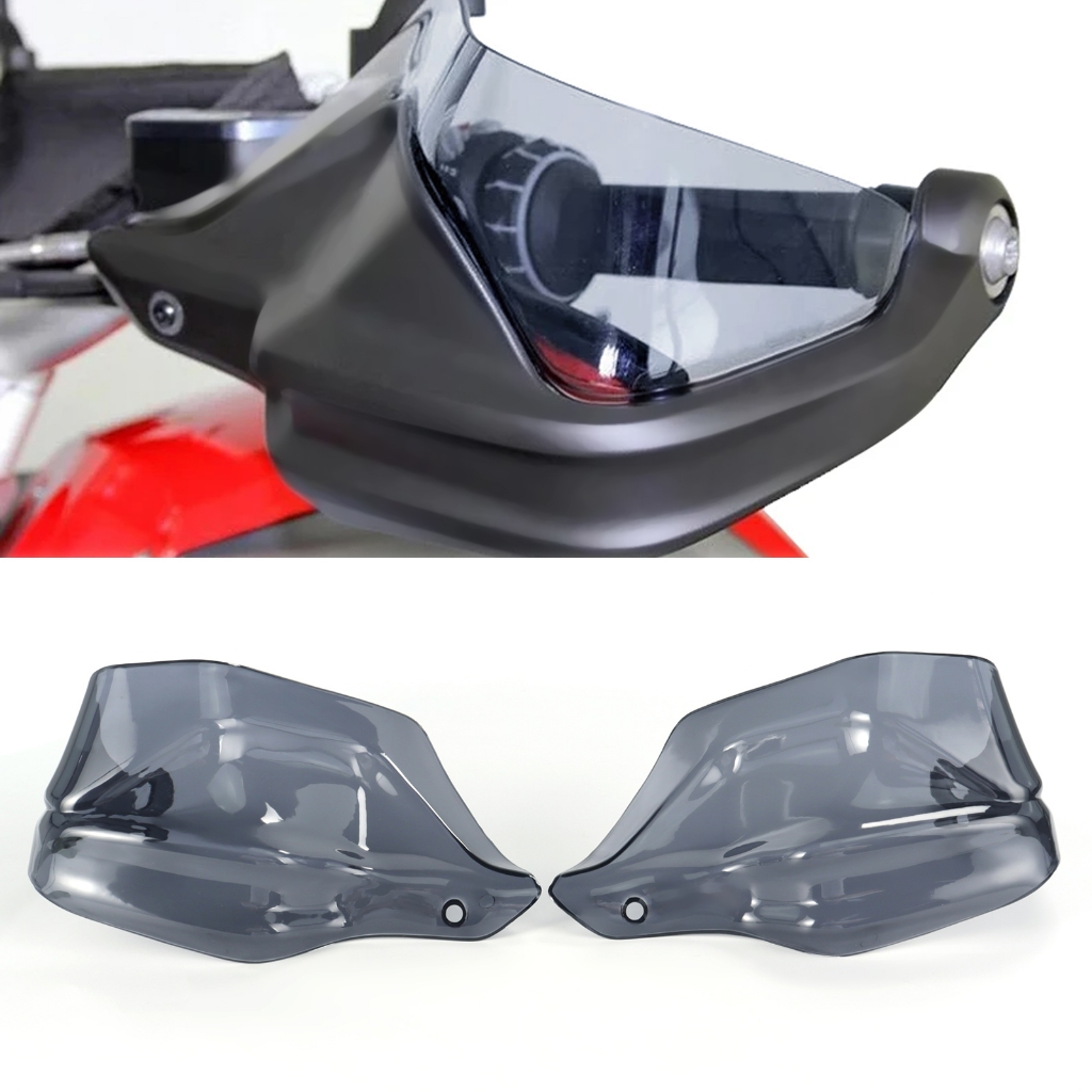 1 pair Black Motorcycle Handguard Hand Shield Protector Windshield With ...