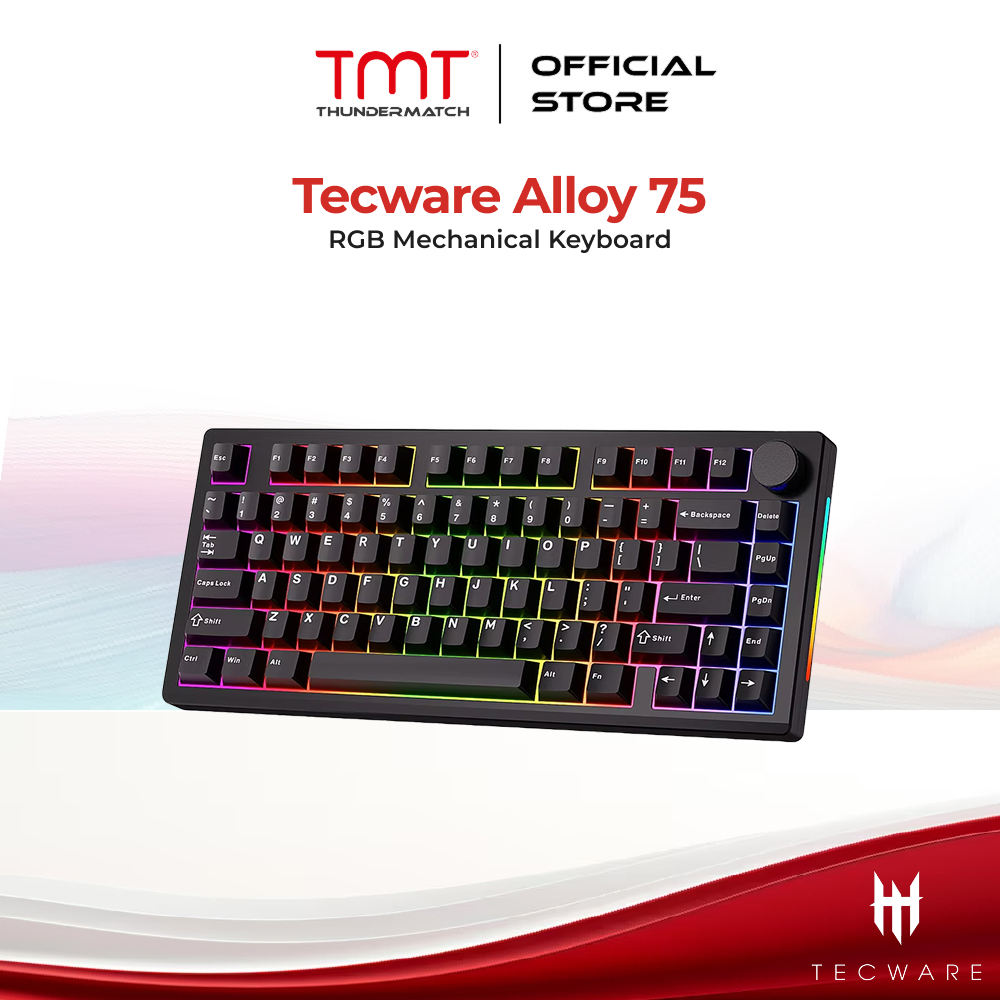 Tecware Alloy Full CNC Aluminum Mechanical RGB Keyboard | Shopee ...