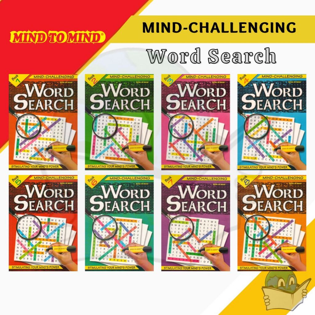 Mind-Challenging Word Search [Mind to Mind] | Shopee Philippines