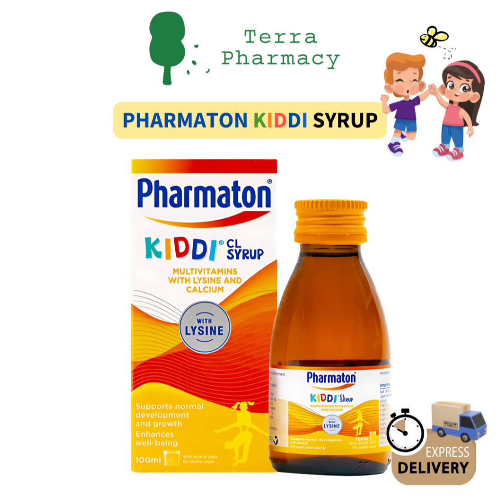 PHARMATON Kiddi CL Syrup 100ml | Shopee Philippines
