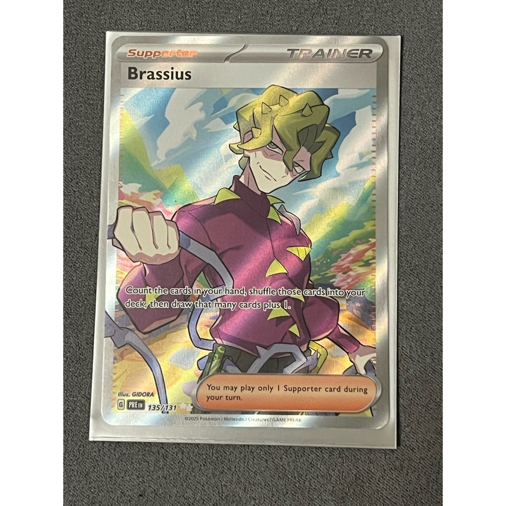 Pokemon TCG SV8.5 Prismatic Evolutions - Brassius - 135/131 - Full Art ...