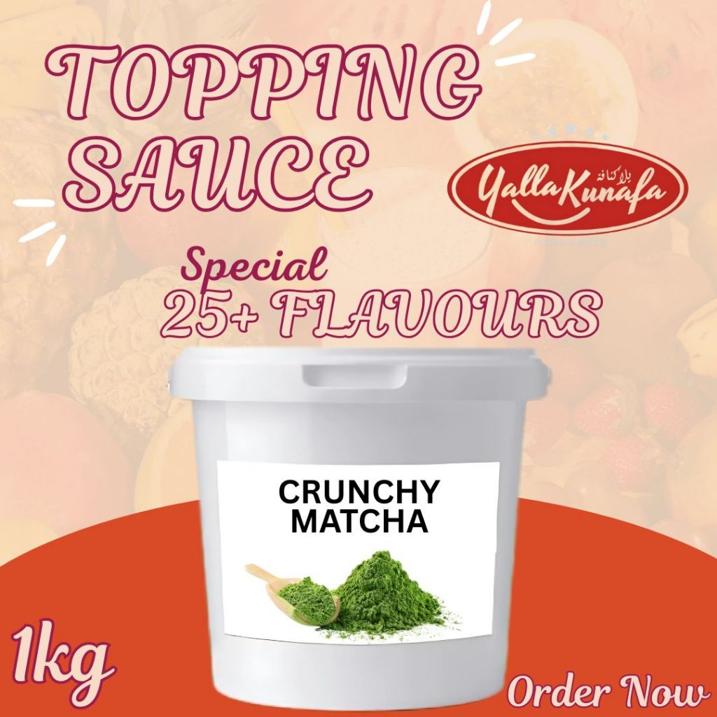 Yalla Kunafa Crunchy Matcha Sauce 1kg | Shopee Philippines