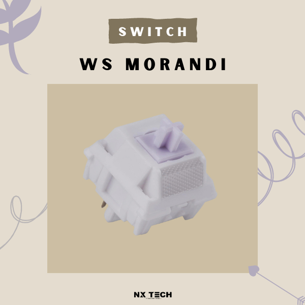WUQUE STUDIO MORANDI 5 pin Linear Switch for mechanical keyboard ...