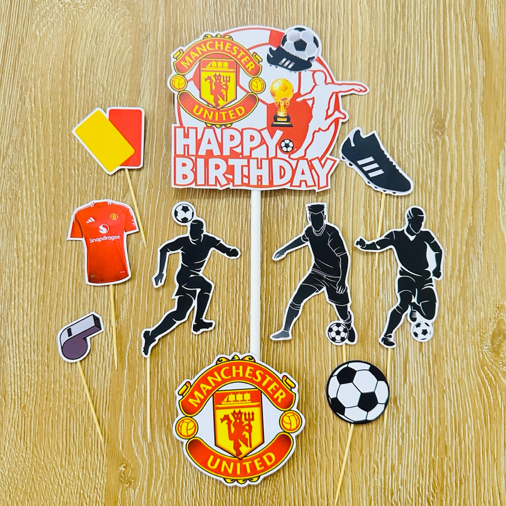 Topper Cake Manchester United ball | Shopee Philippines
