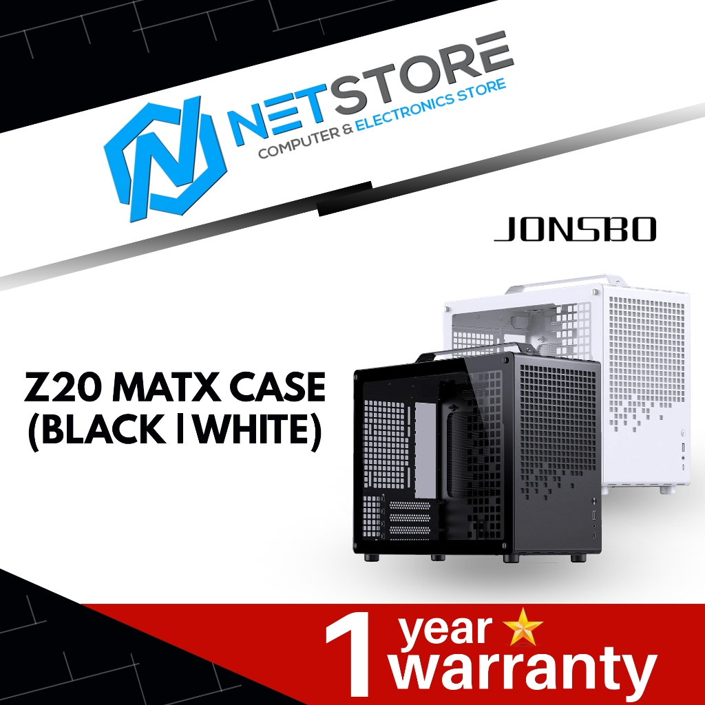 JONSBO Z20 MATX CASE - (BLACK WHITE) | Shopee Philippines
