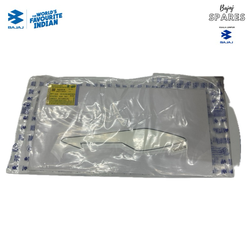 SIDE MASK FAIRING STICKER WHITE NS200 PULSAR BAJAJ 36JL0118 | Shopee ...
