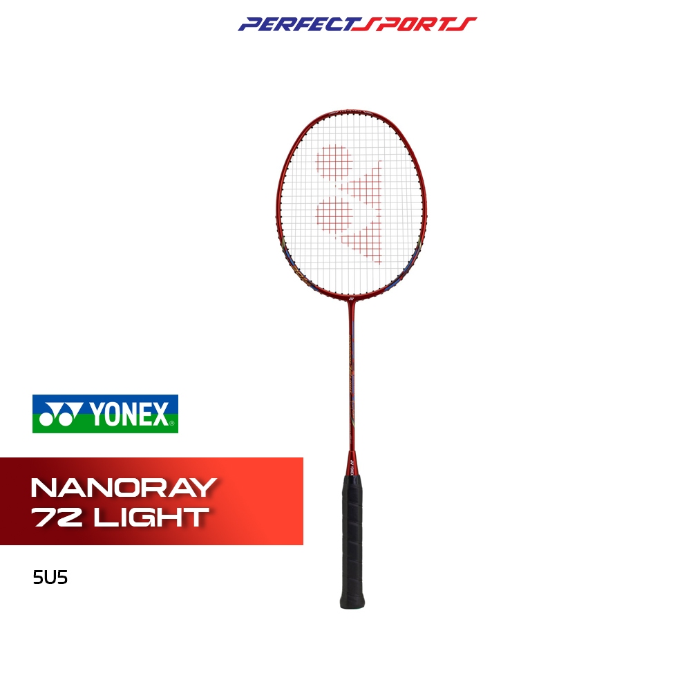 [Free String + Grip] YONEX NANORAY 72 LIGHT DARK RED BADMINTON RACKET ...