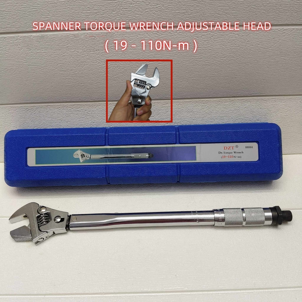 SPANNER TORQUE WRENCH ADJUSTABLE HEAD (19-110Nm)/DZT/MULTIPURPOSE/AIRCOND/CAR/HAND TOOL/SPANA ...