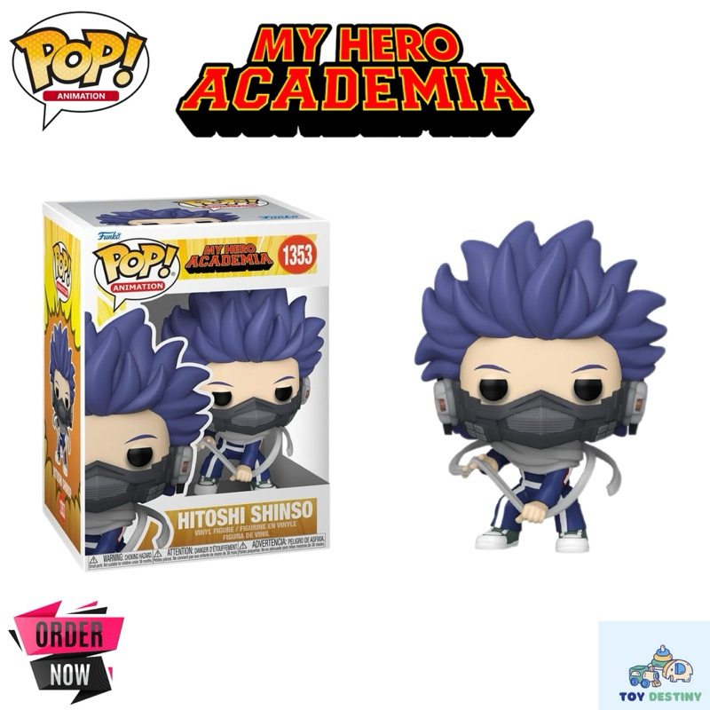 Funko Pop Animation My Hero Academia Hitoshi Shinso Number 1353 ...
