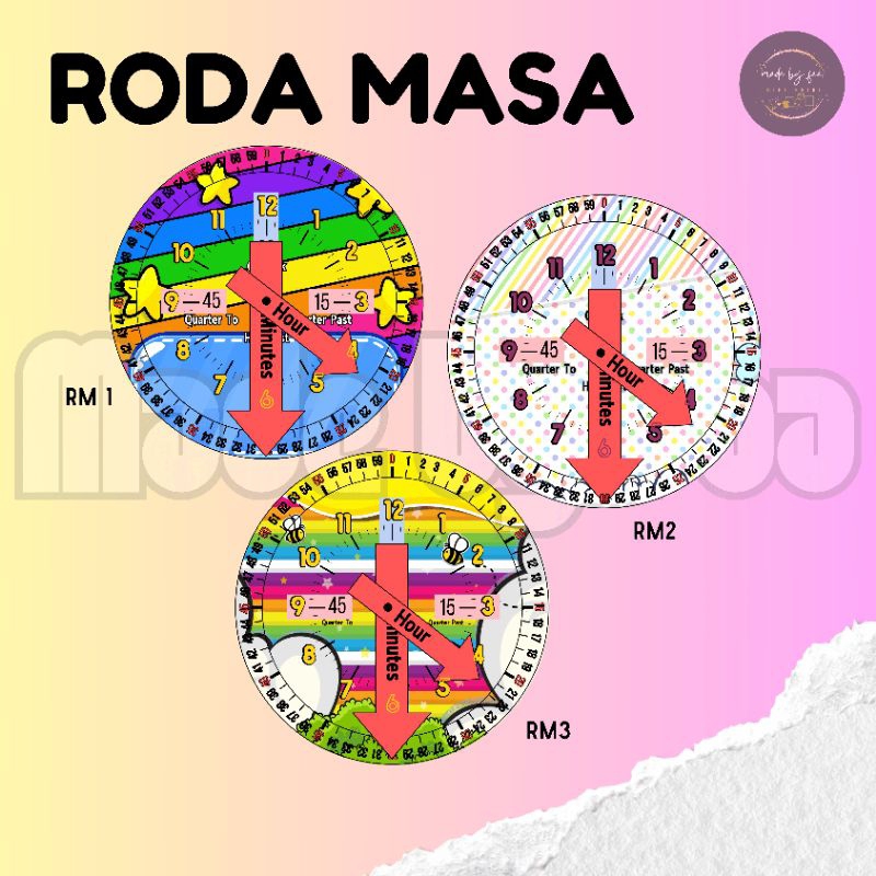 Learn Analog Clocks / Easy Ways to learn Time / Paper Clocks / Time ...